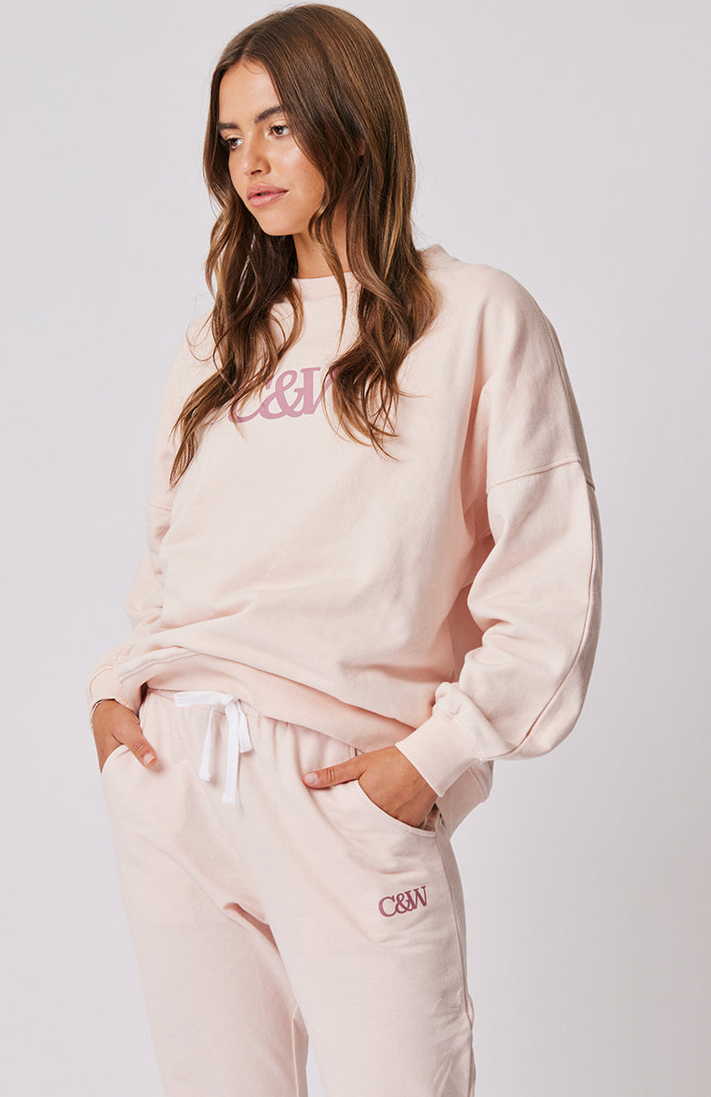 Womens Cartel & Willow | Piper Sweater Powder – Mr-and-Dac