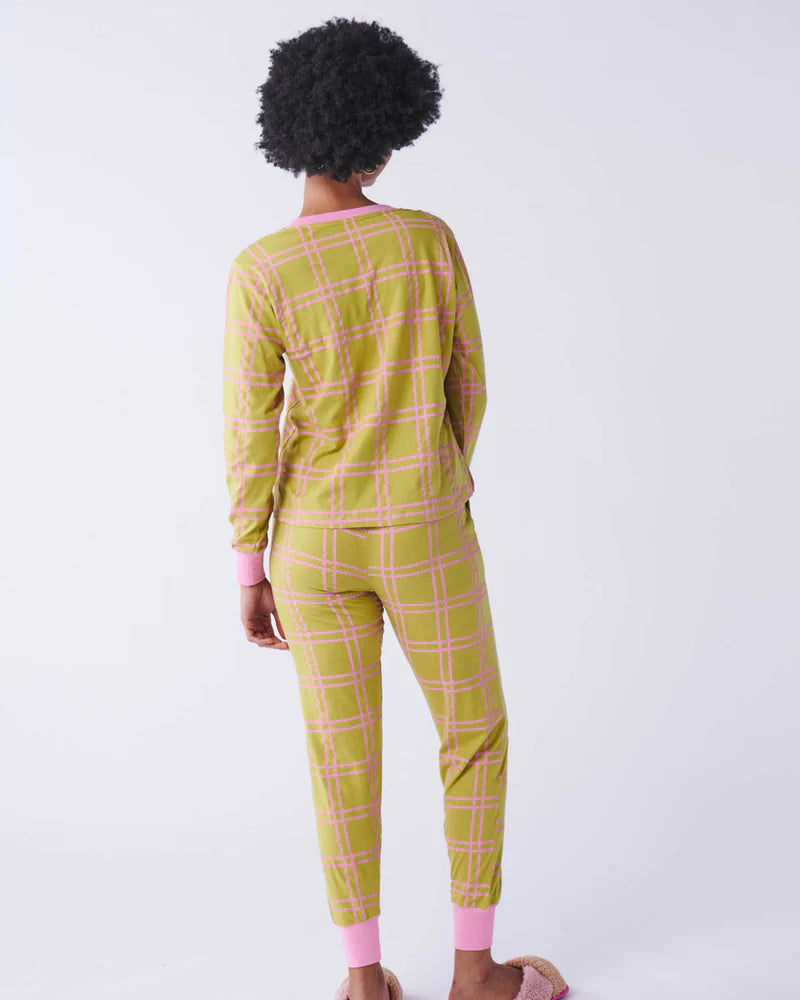 Womens Miss Squiggle Sprout Organic Cotton Slouch Pyjama Pants – Mr-and-Dac