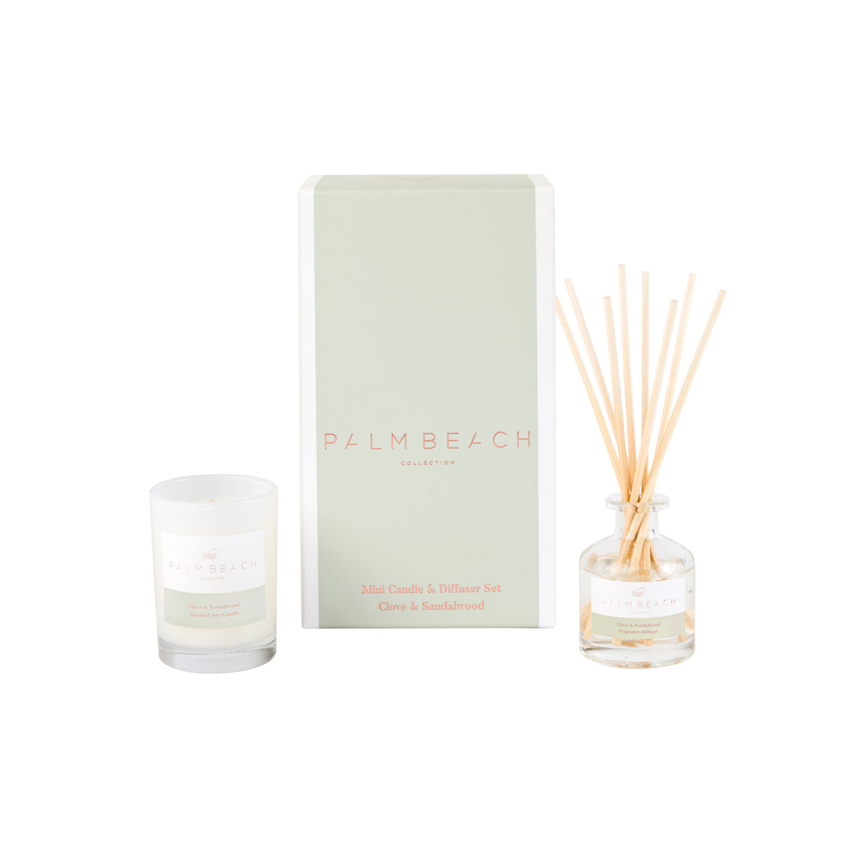 Palm Beach - Mini Candle & Diffuser Gift Pack – Mr-and-Dac