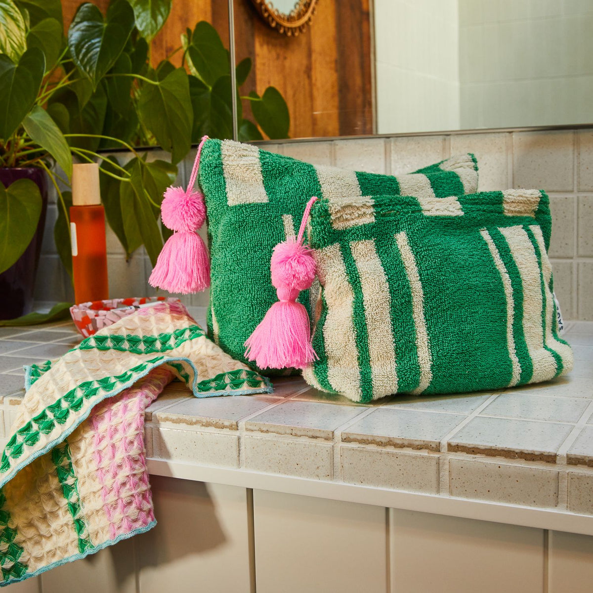 FRESNO TERRY POUCH - SPEARMINT – Mr-and-Dac