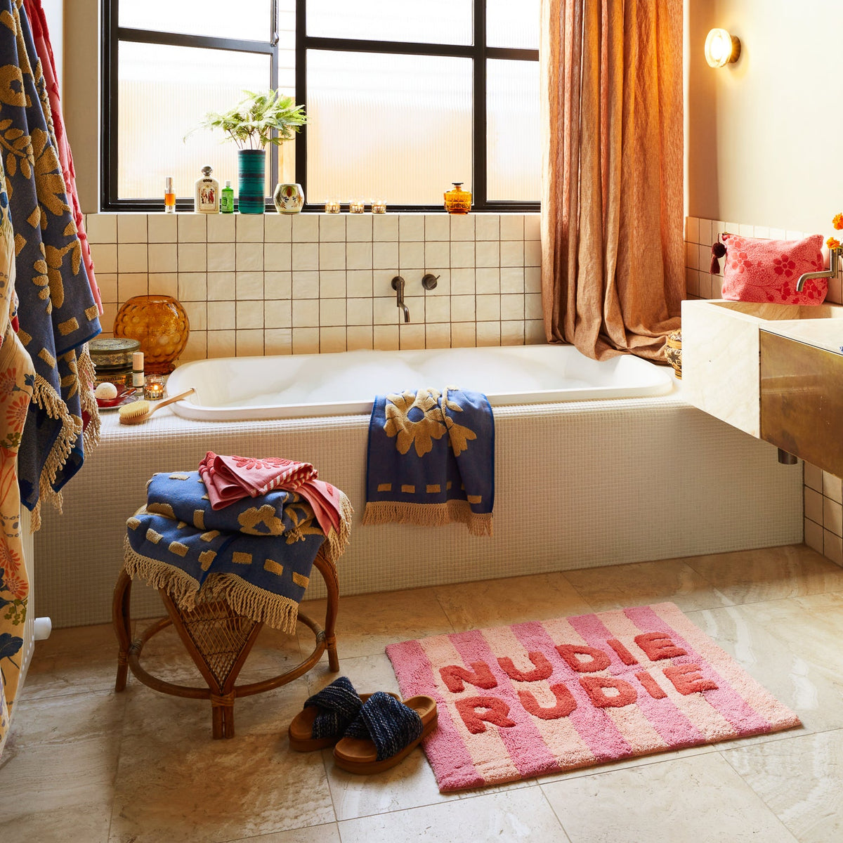 Ira Nudie Rudie Bath Mat - Posy – Mr-and-Dac